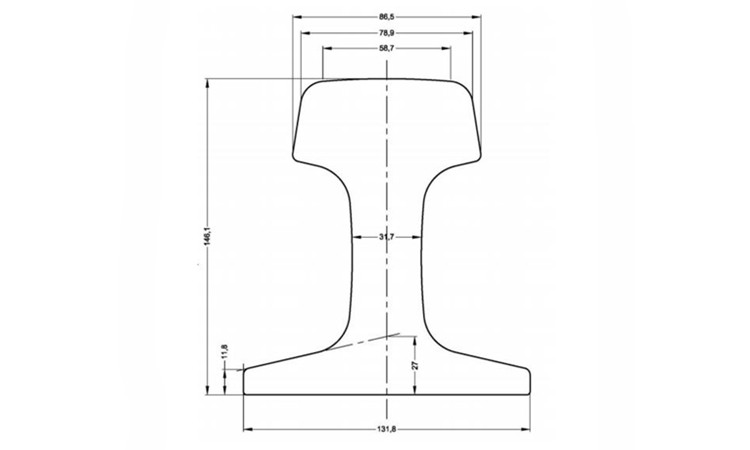 CR 135 Crane Rail-Steel Rail-Maanshan Kingrail Technology Co.,ltd
