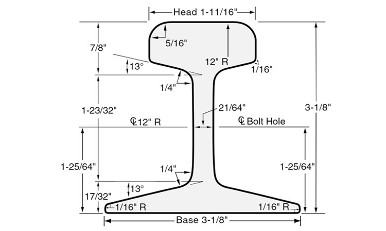 30 LB ASCE Rail-Steel Rail-Maanshan Kingrail Technology Co.,ltd