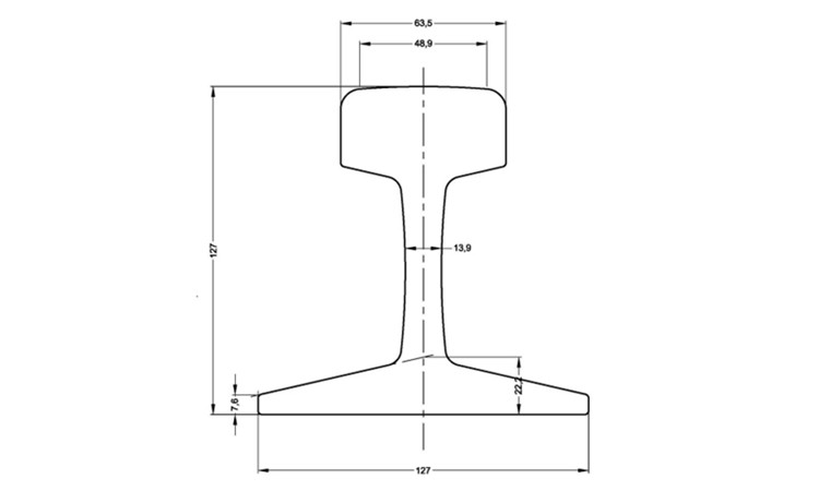 ASCE 80# Crane Rail-Steel Rail-Maanshan Kingrail Technology Co.,ltd