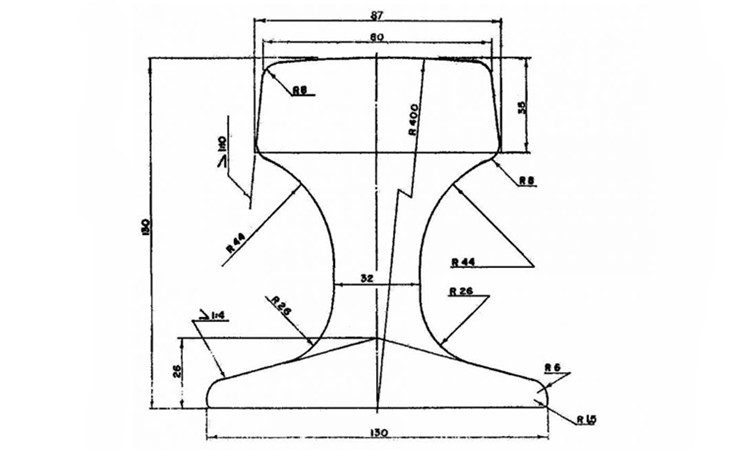 Crane Rail QU80-Steel Rail-Maanshan Kingrail Technology Co.,ltd
